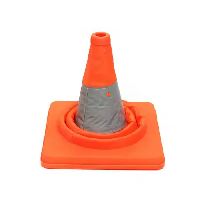 28" Orange Collapsible Pop Up Cone - Sloan Safety Equipment-Traffic ...