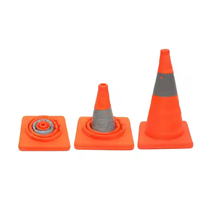 Collapsible Cone Retractable Height Foldable Cone With Warning ...